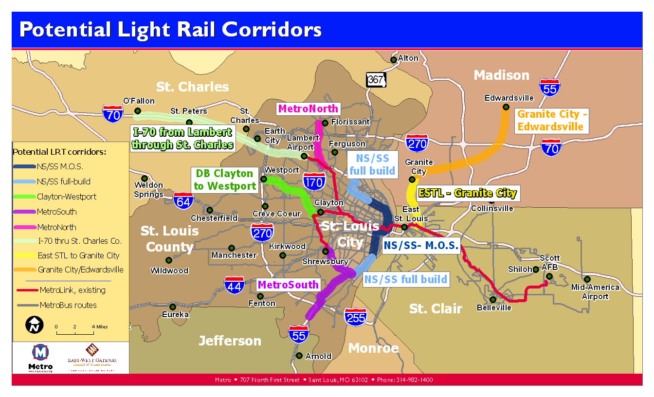 St Louis Subway Map - United States Map