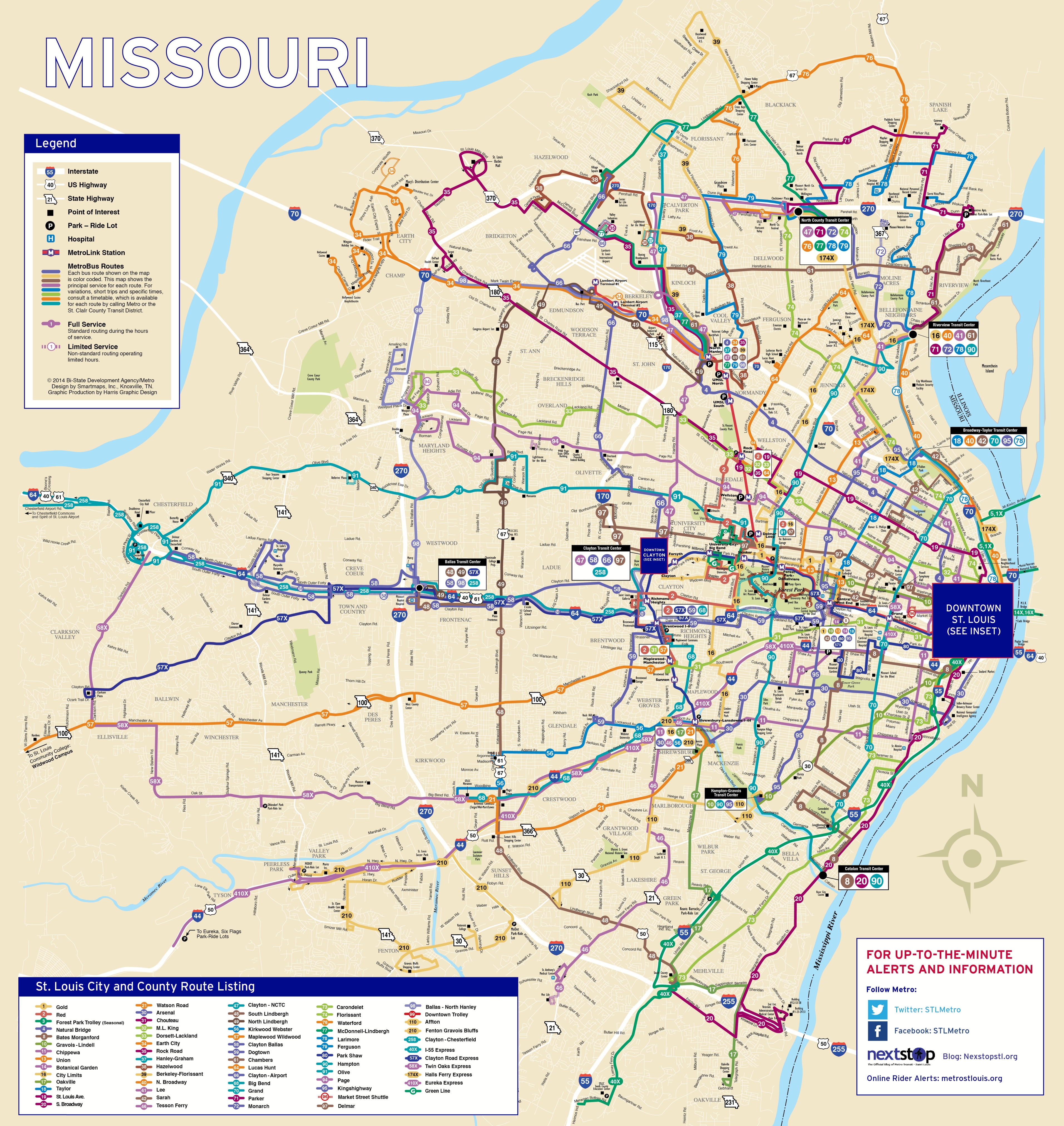 System Maps Metro Transit St Louis