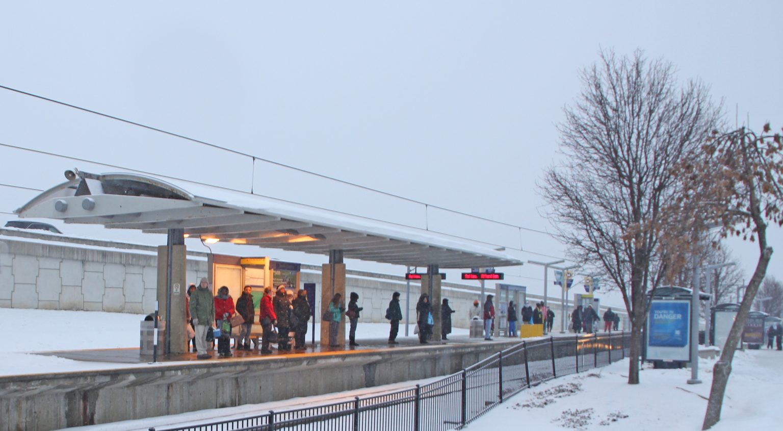 Platform Heaters Can Help You Stay Warm in Cold Weather | Metro Transit ...