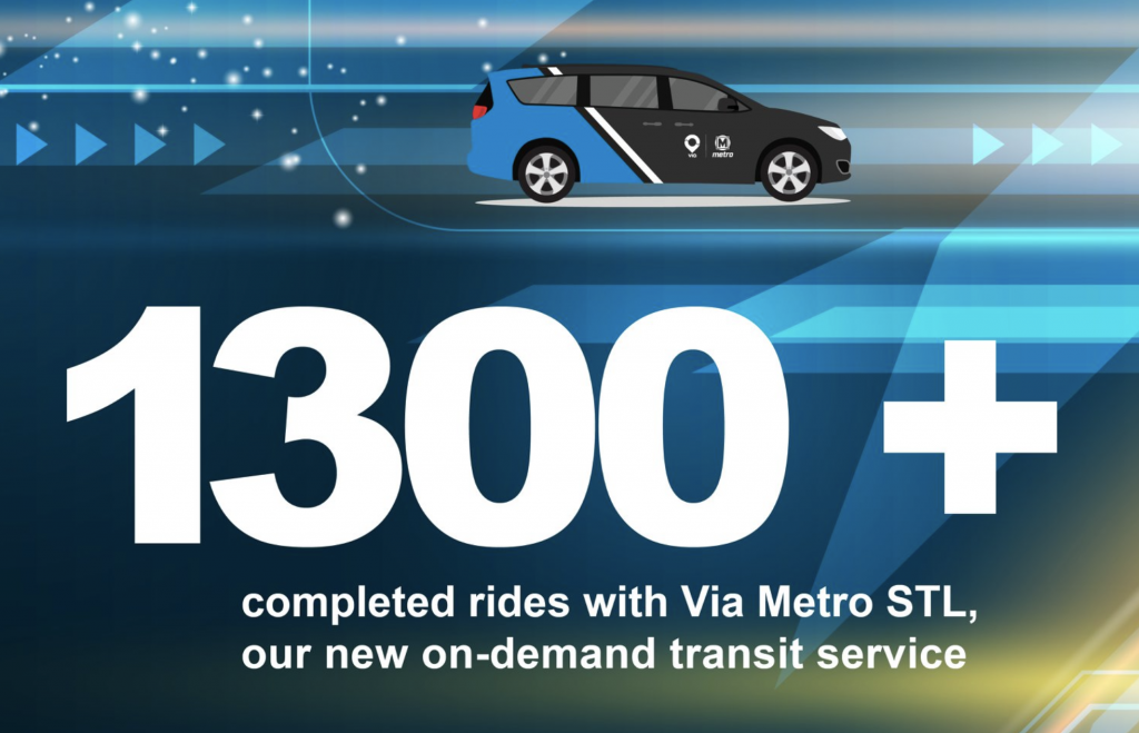Via Metro STL Provides More Than 1,300 Trips in First Month | Metro ...